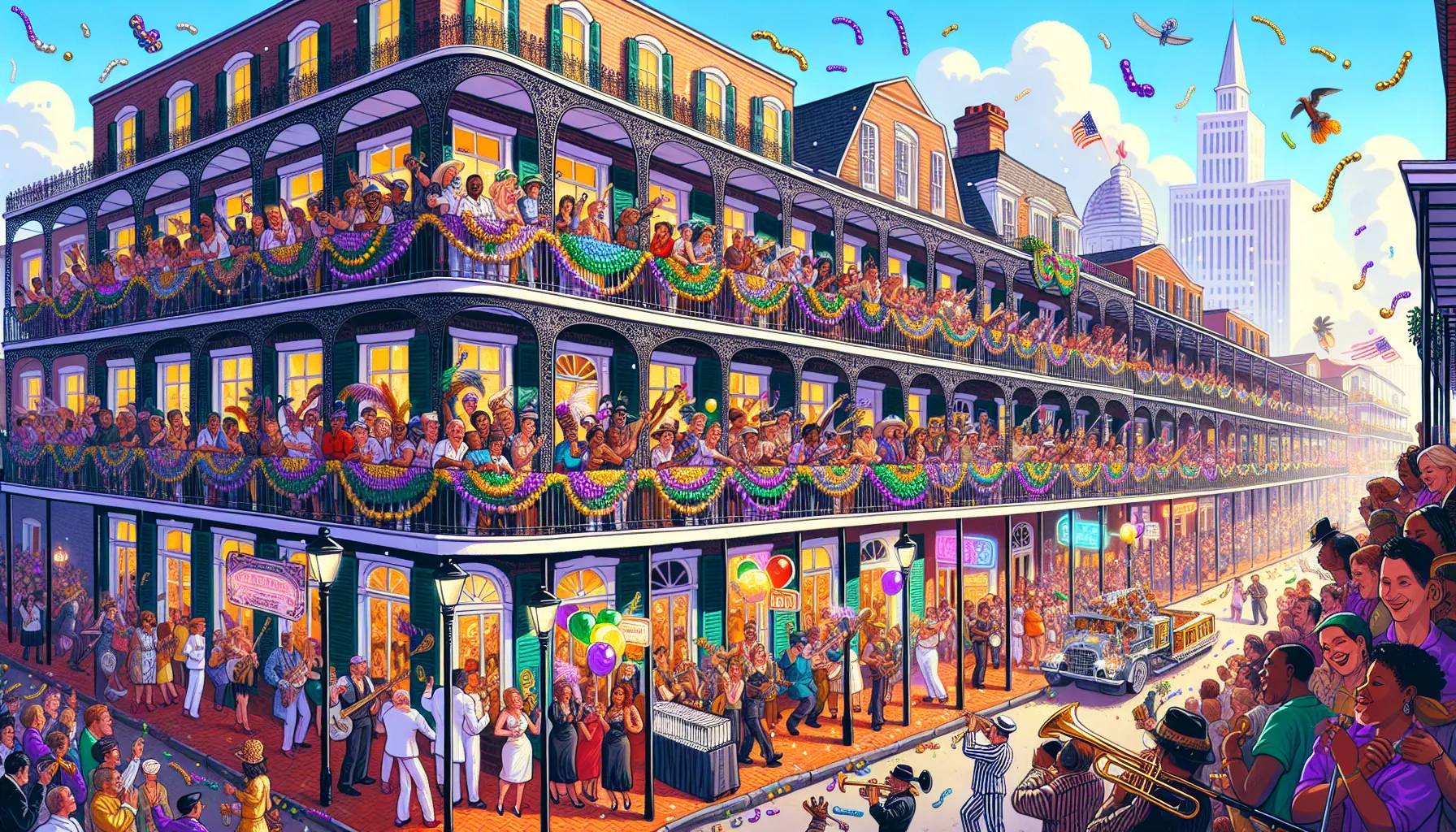 Best Mardi Gras Balcony Parties on Bourbon Street Tips » Inside NOLA